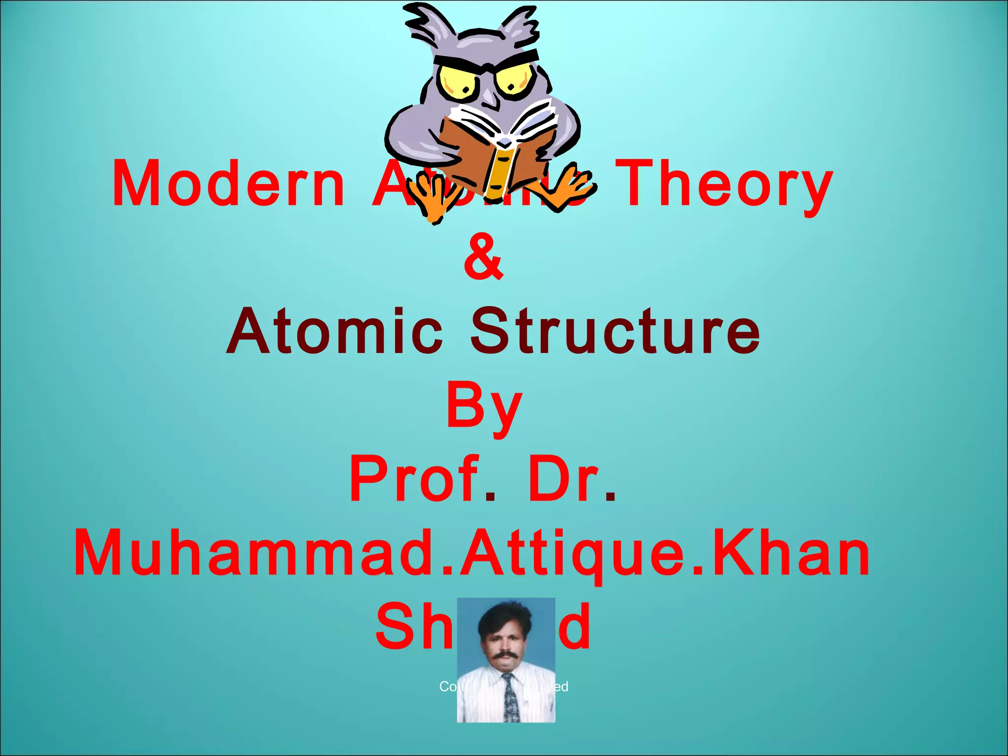 Modern Atomic theory | PPT