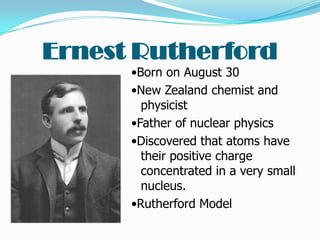 Atomic theory presentation finale | PPTX