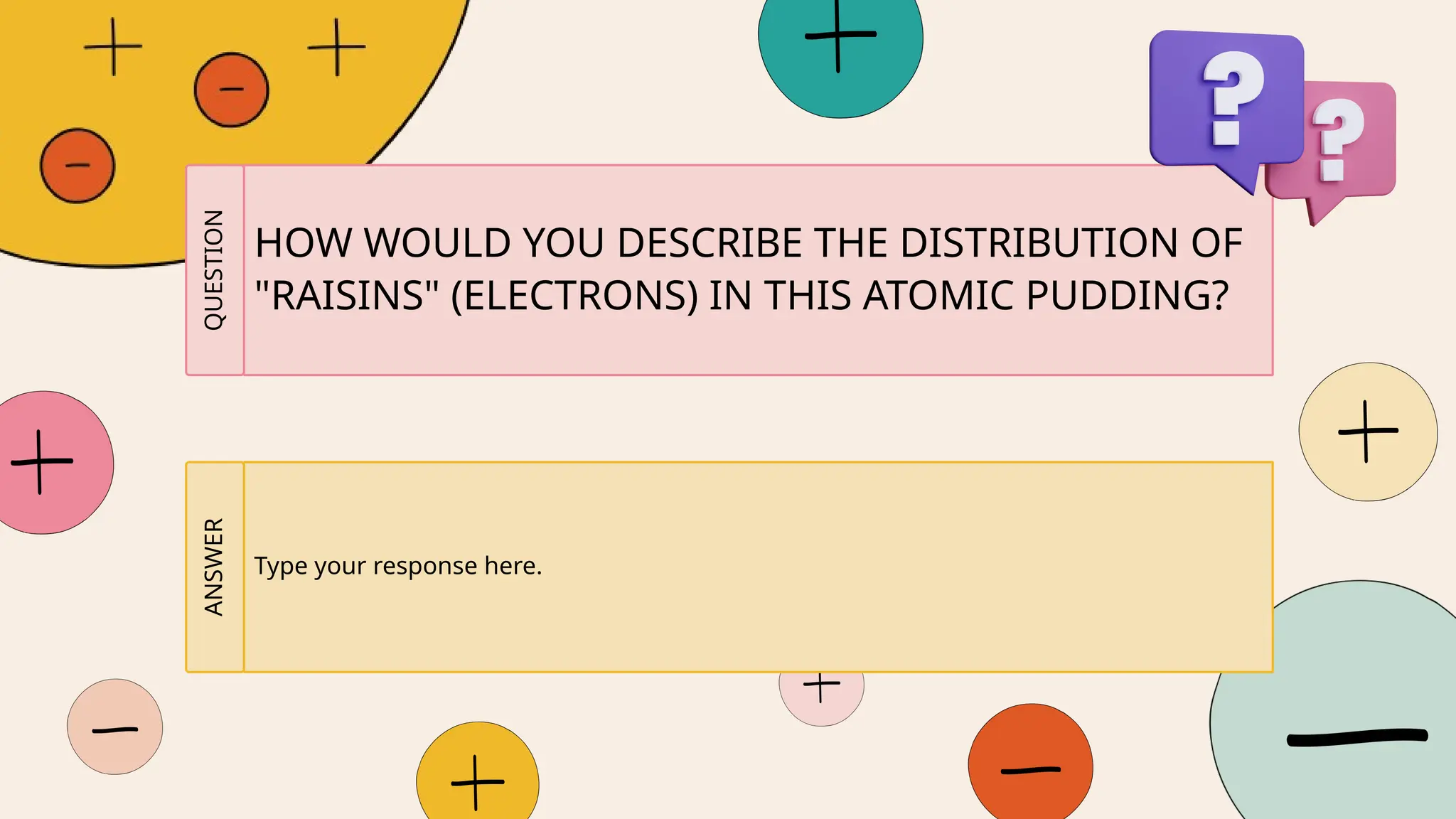Atomic Theory Science Presentation Colorful 3d Style Pptx