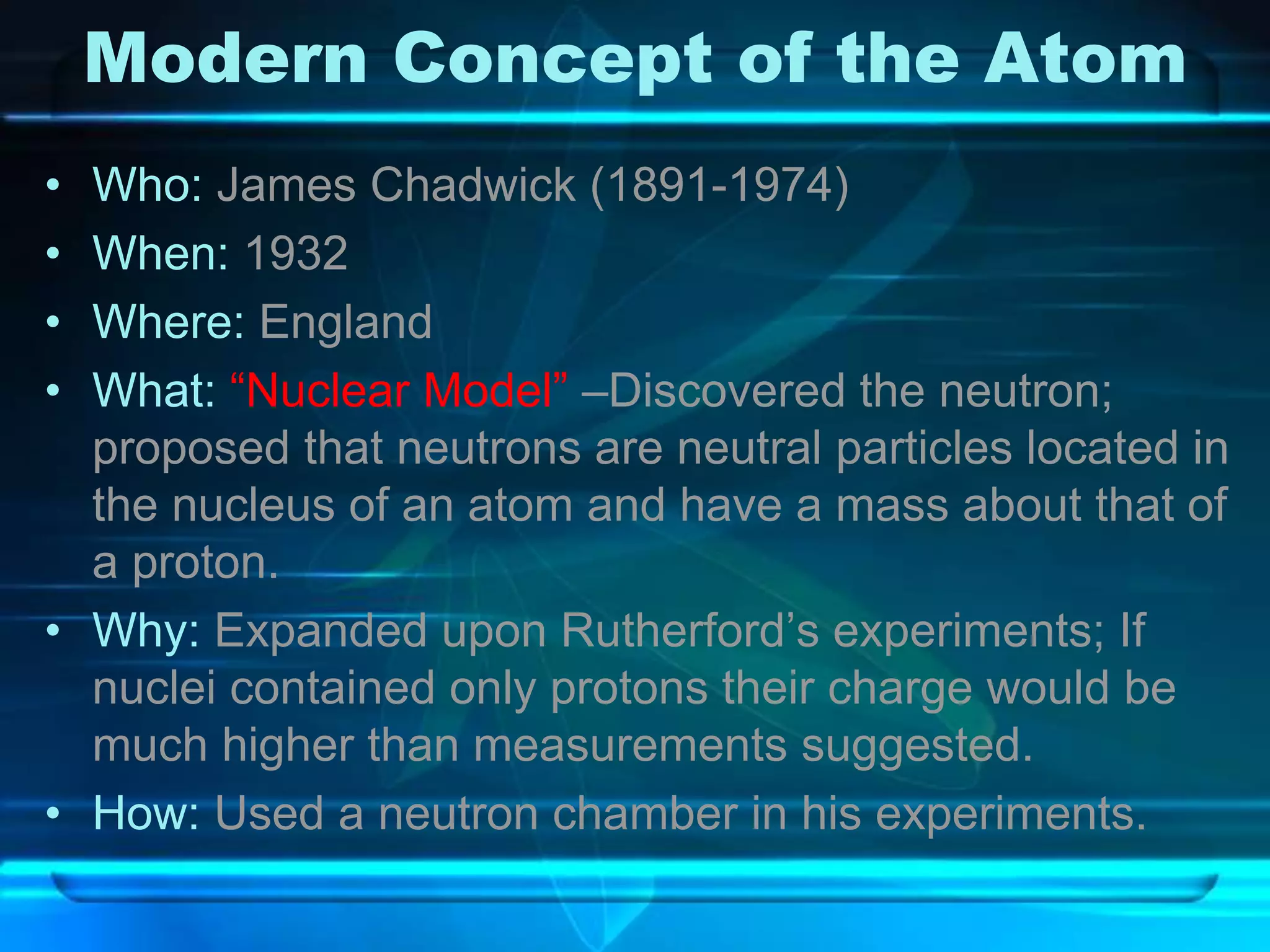 Atomic Theory & Structure | PPT