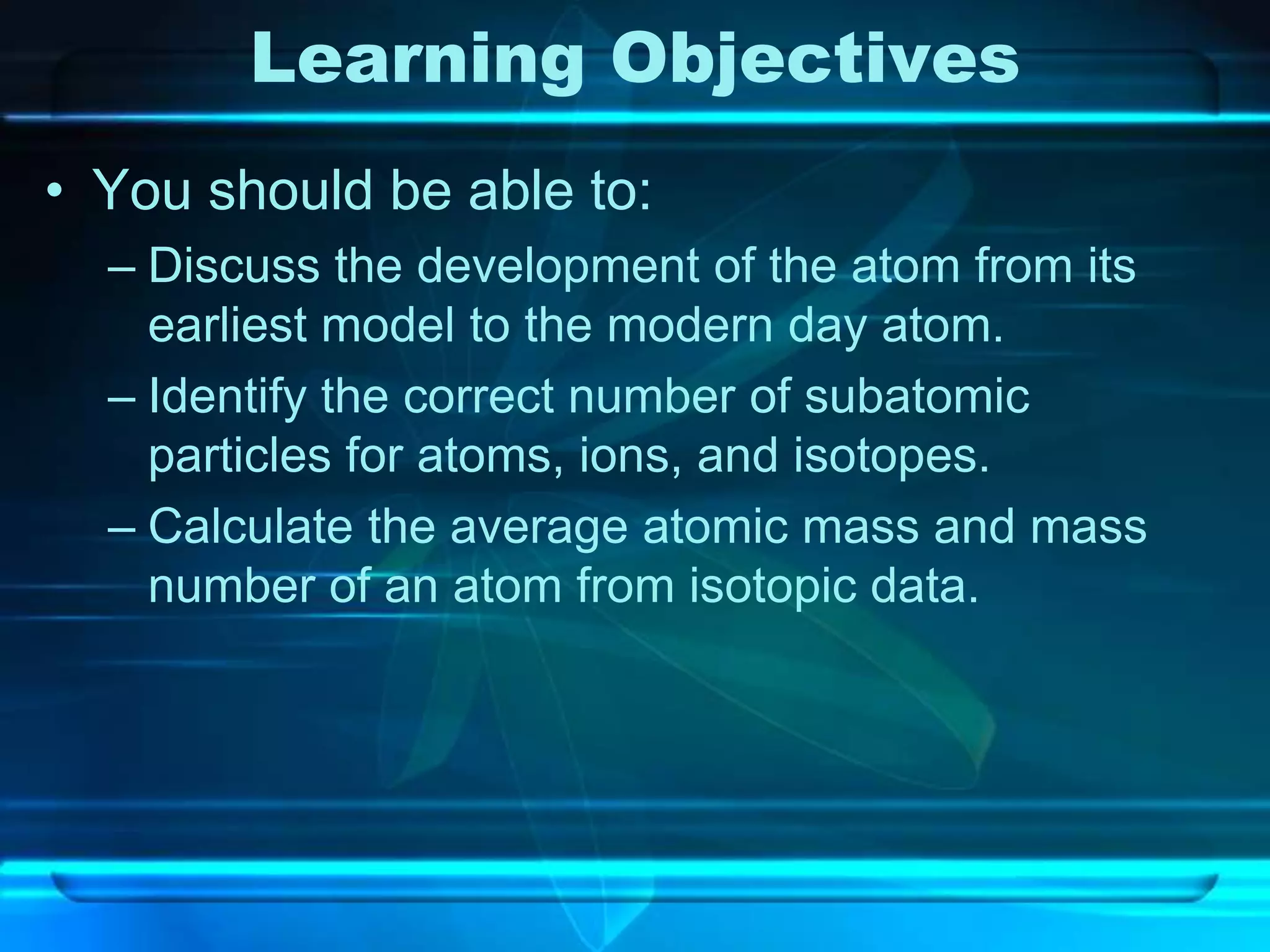 Atomic Theory & Structure | PPTX