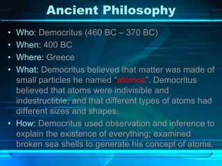 Atomic Theory & Structure | PPTX