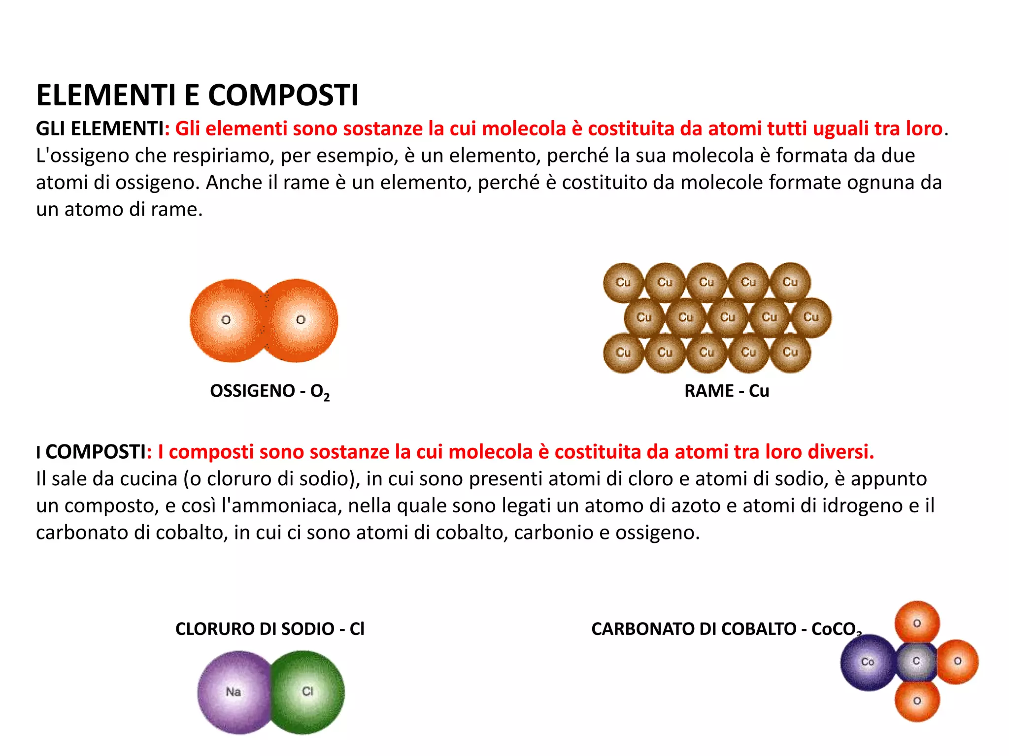 Atomi e molecole | PPTX
