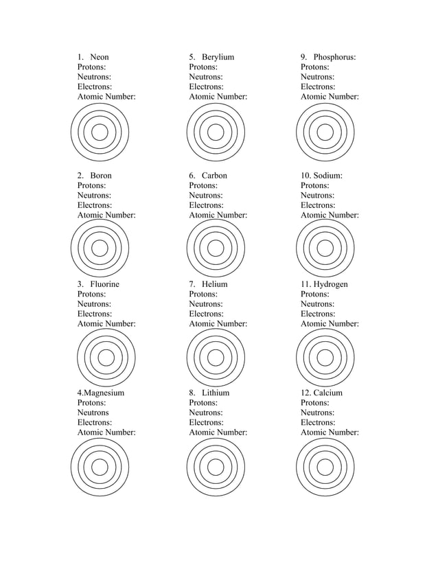 Atom Lab Modeling Diagrams | DOC