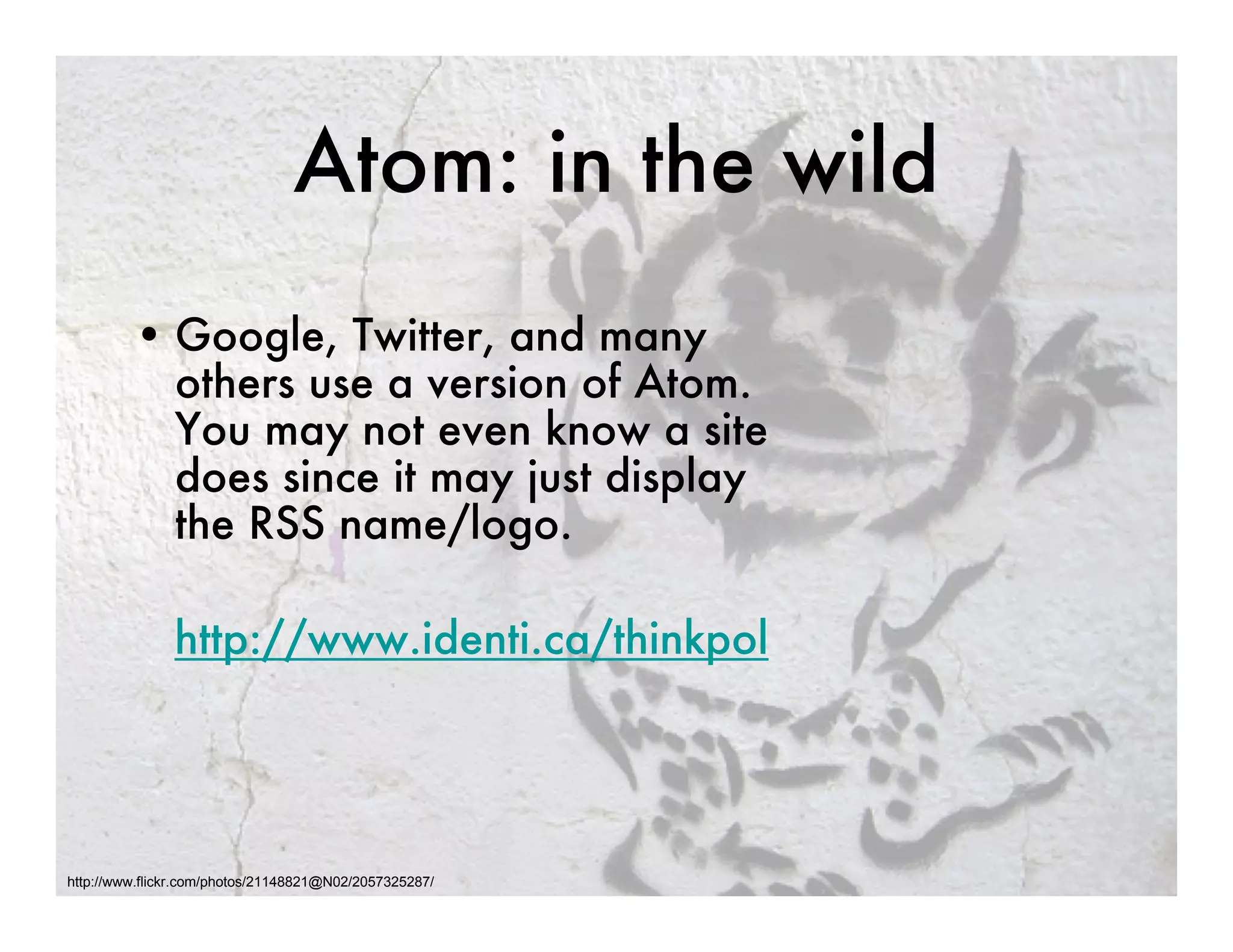 Atom Lightning Talk | PDF