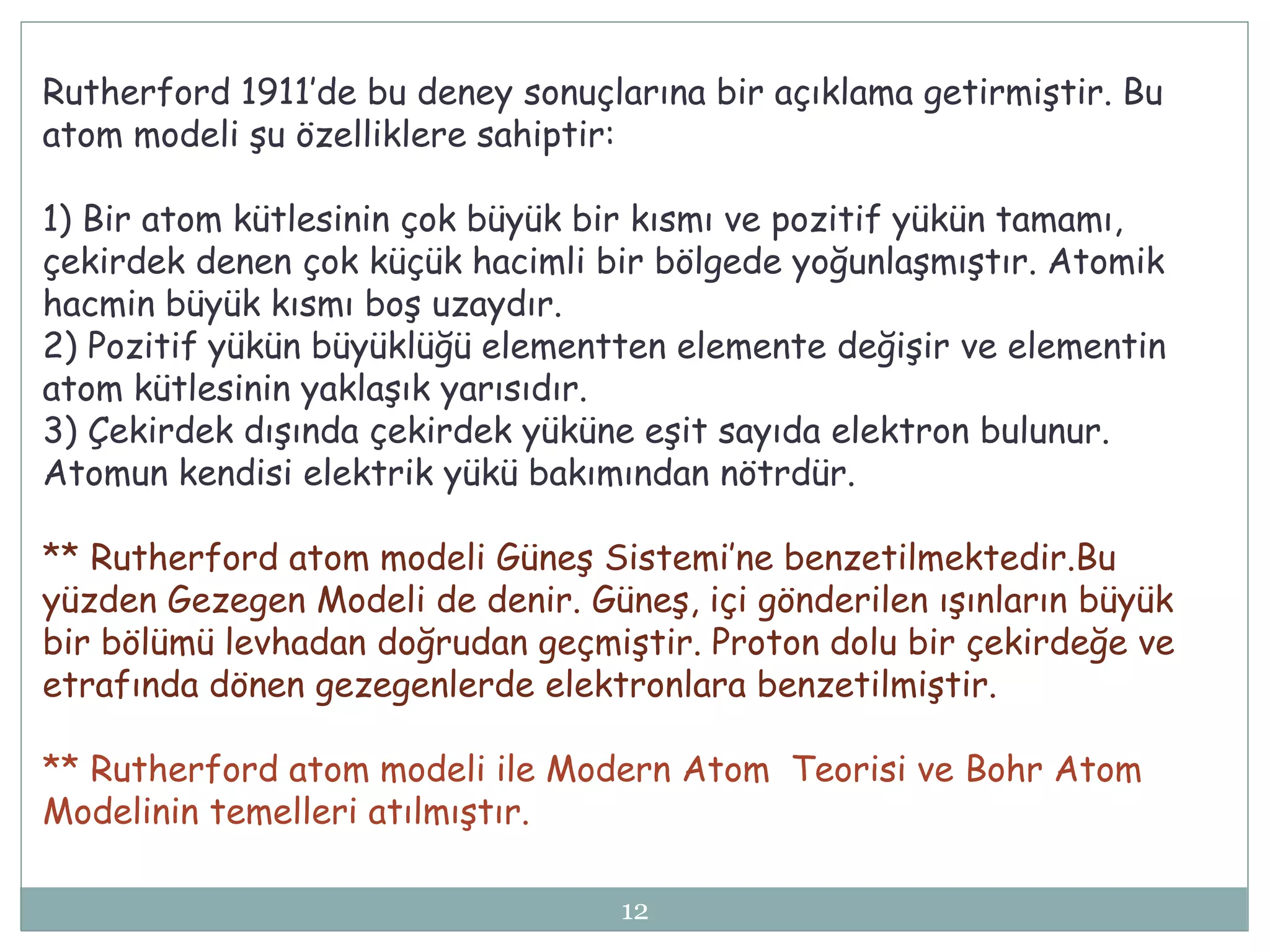 Atom modelleri | PPTX