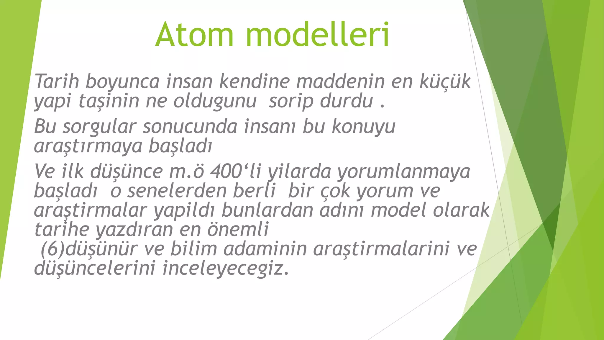 Atom modelleri | PDF
