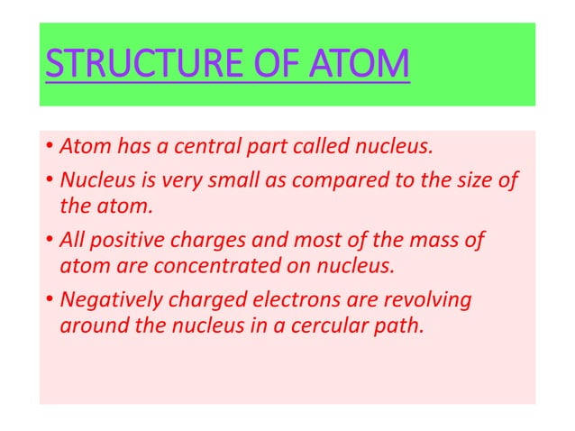 Atom models | PPT