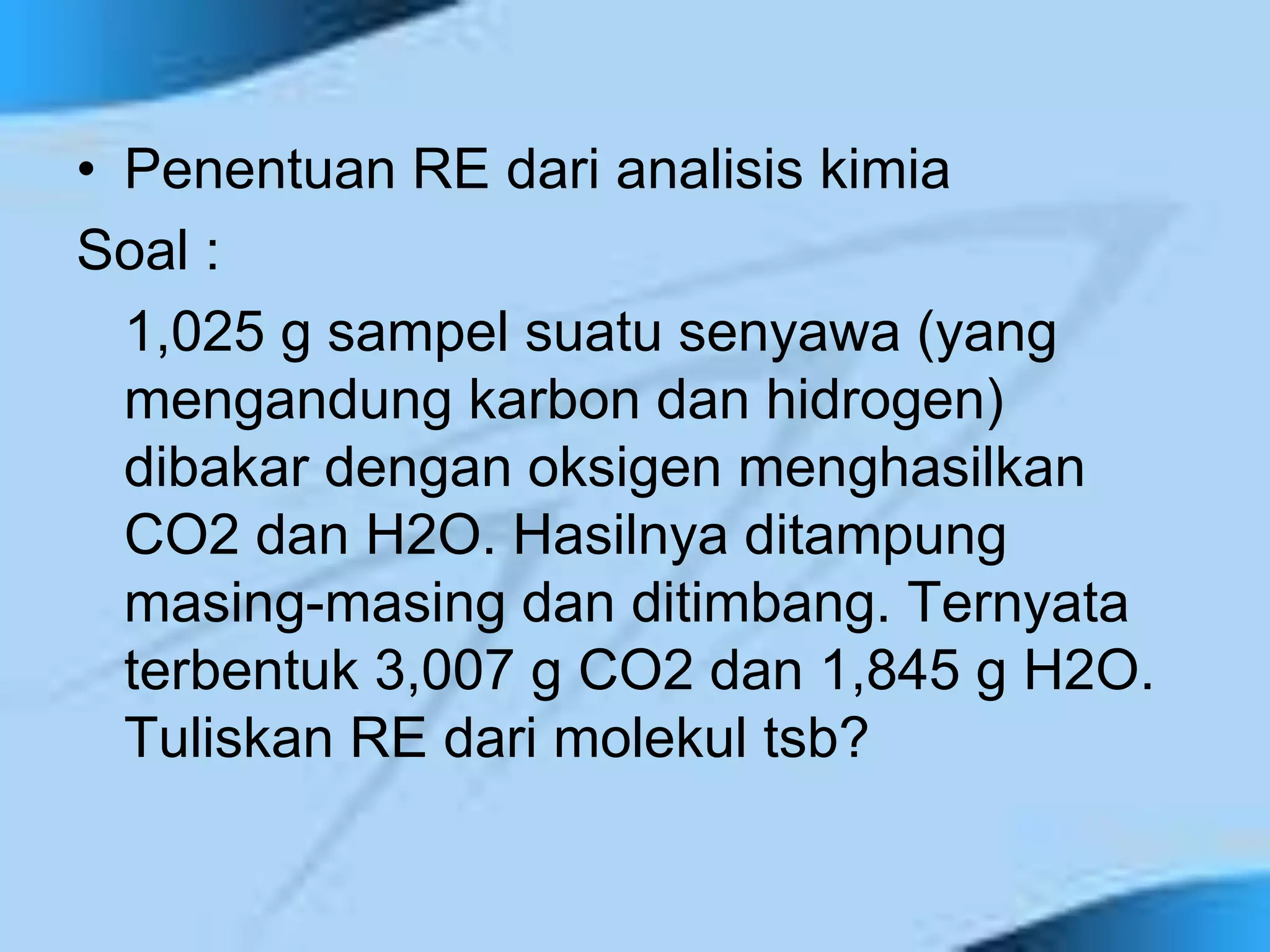 Atom, molekul dan rumus kimia | PPTX