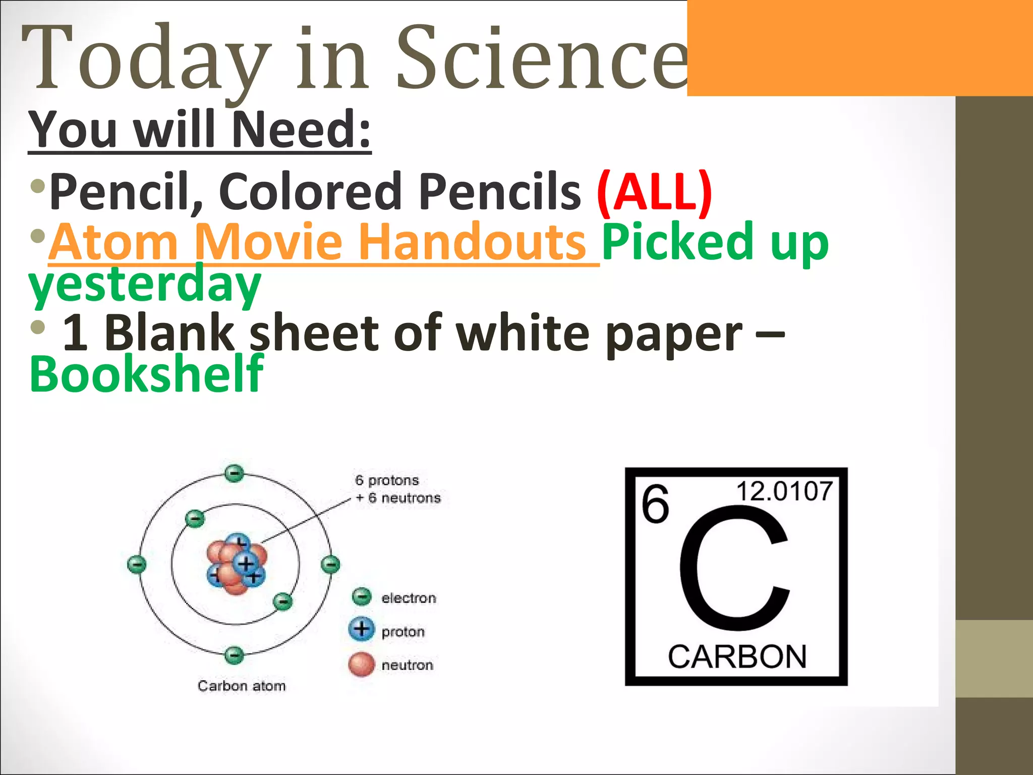 Atom Movie Notes -Day 2 | PPT
