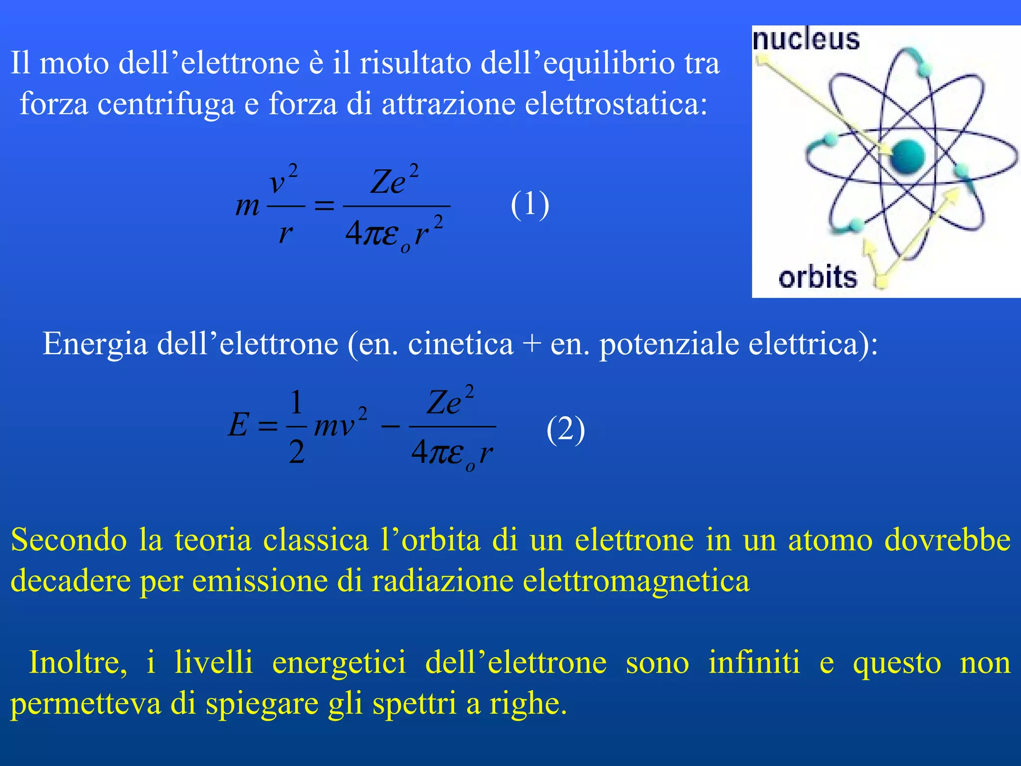 Atomo di idrogeno_curiel | PPT