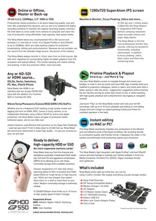 Atomos Ninja Blade Brochure | PDF