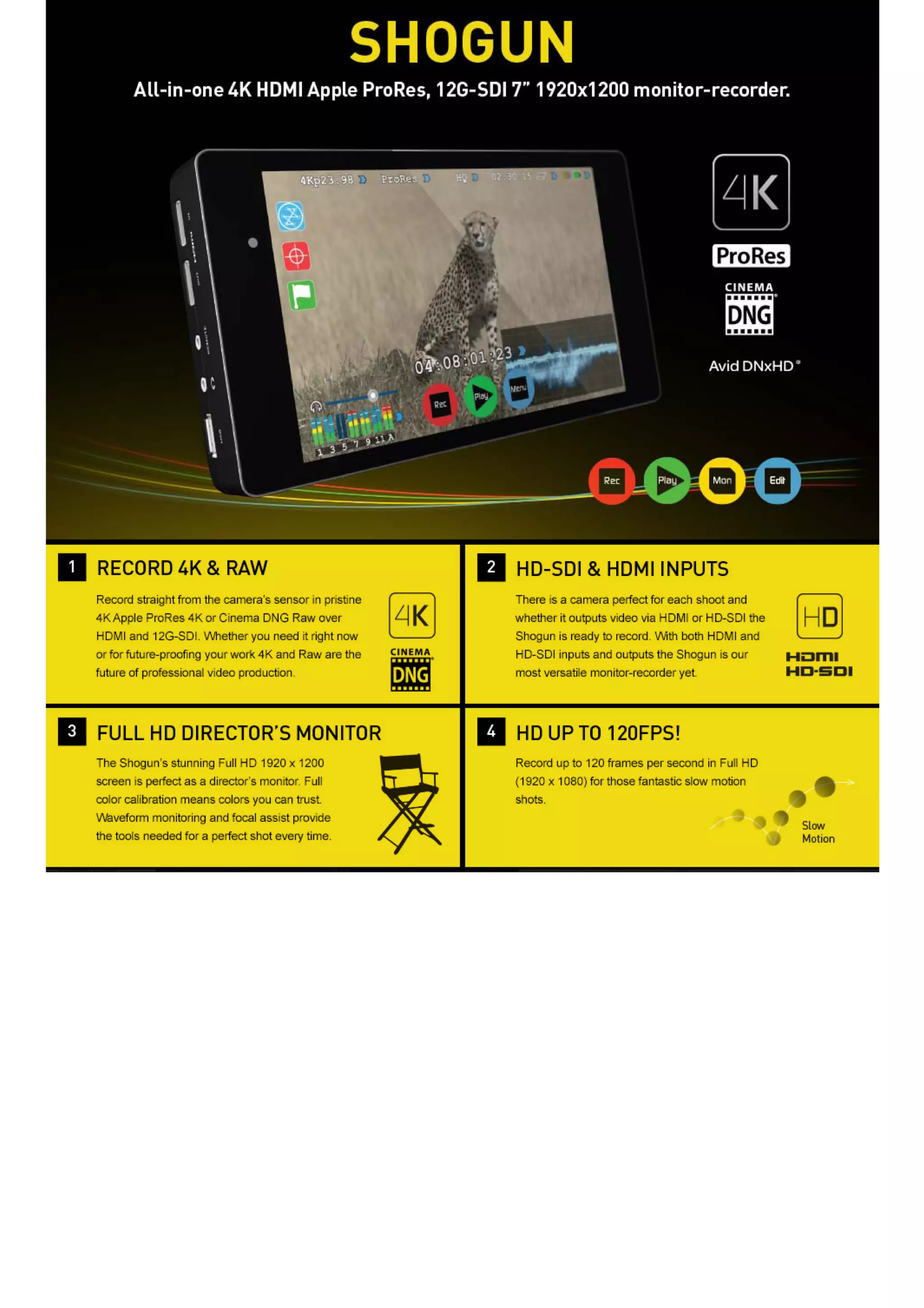 Atomos Shogun Brochure | PDF