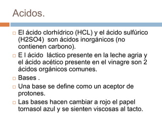 Atomos y moleculas como base quimica de la vida | PPTX