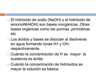 Atomos y moleculas como base quimica de la vida | PPTX