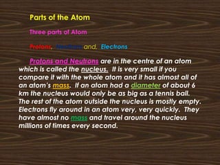 properties of atom | PPT