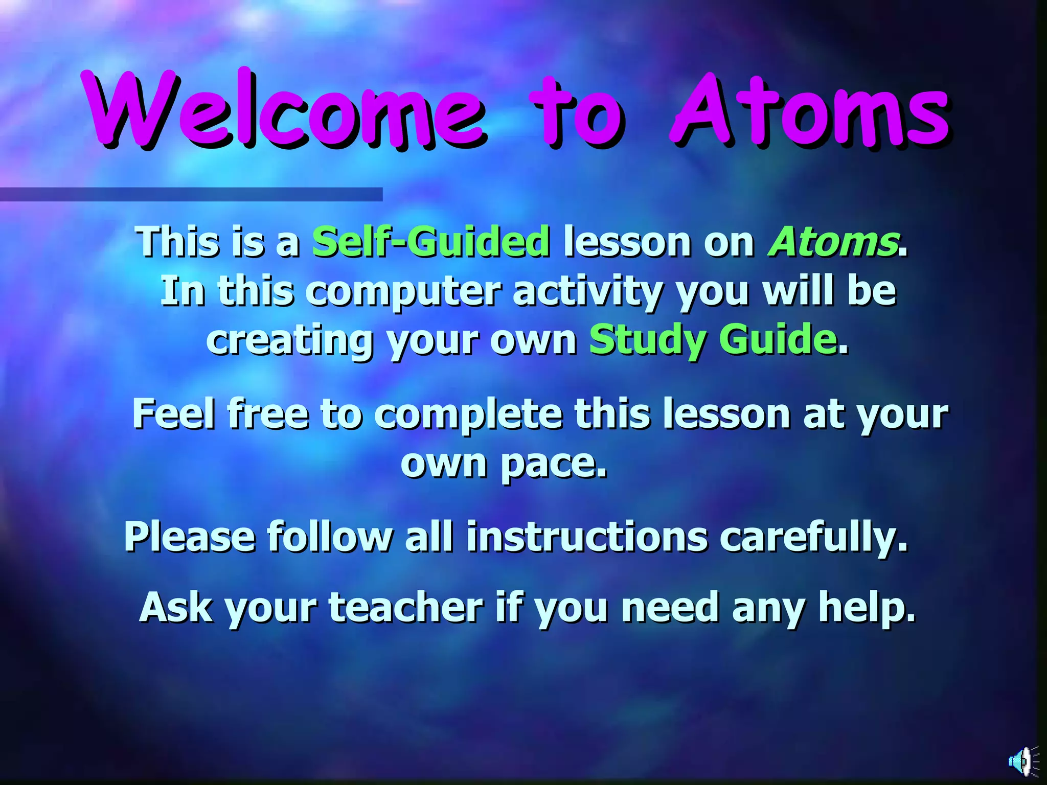 Atom Presentation With Narration | PPT