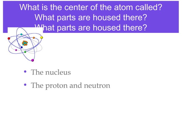 Atoms | PPT | Chemistry | Science