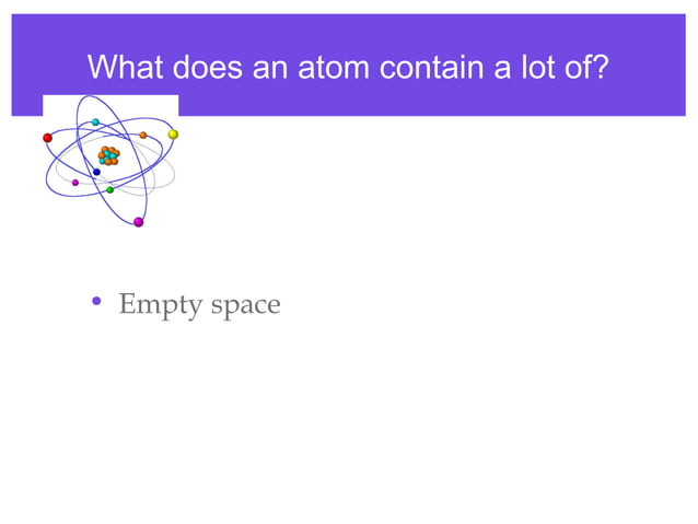 Atoms | PPT | Chemistry | Science