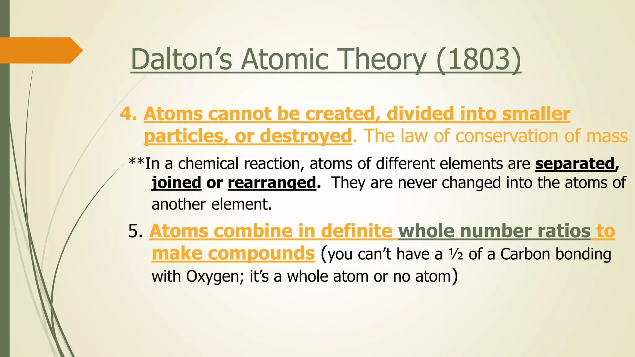 the building block ATOMS | PPTX