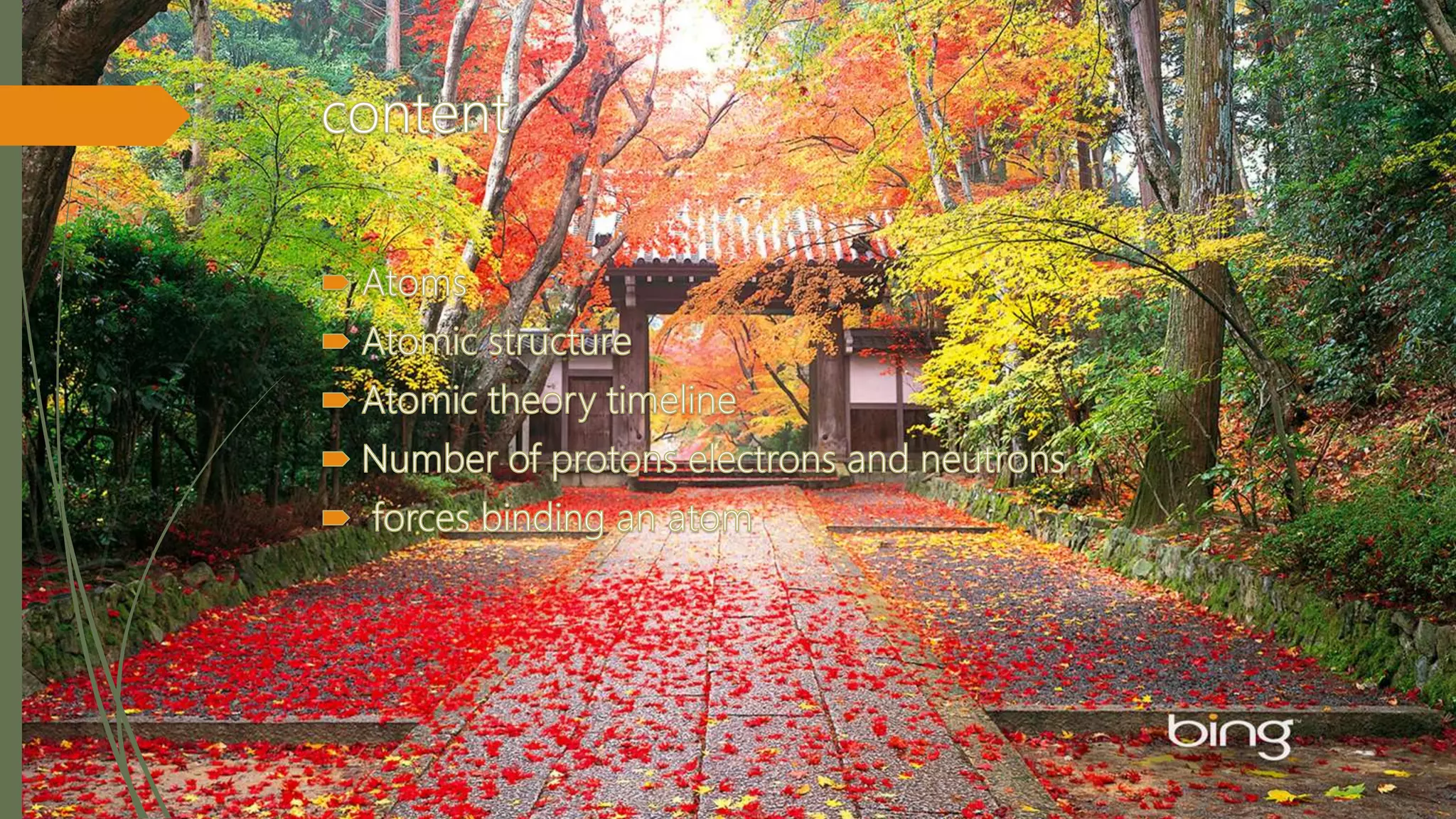 the building block ATOMS | PPTX