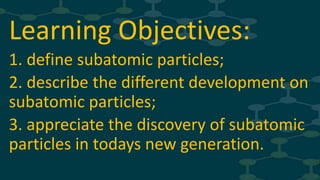 Science 8 ATOMS: protons, neutrons and electrons | PPTX