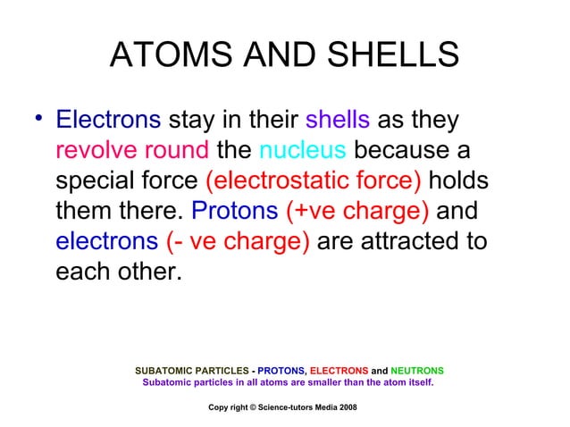 ATOMS-ELEMENTS AND COMPOUNDS REVISION | PPT | Chemistry | Science