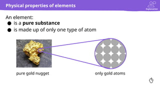 atoms and elements, compounds and molecules | PPTX