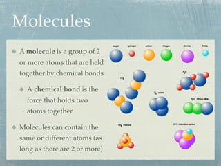 Atoms and mxtures pres. | KEY | Chemistry | Science