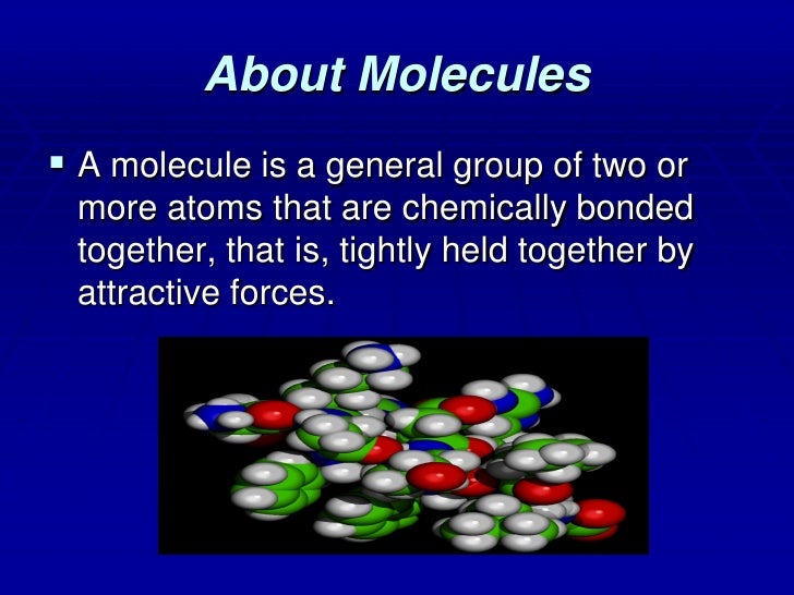 Atoms And Molecules