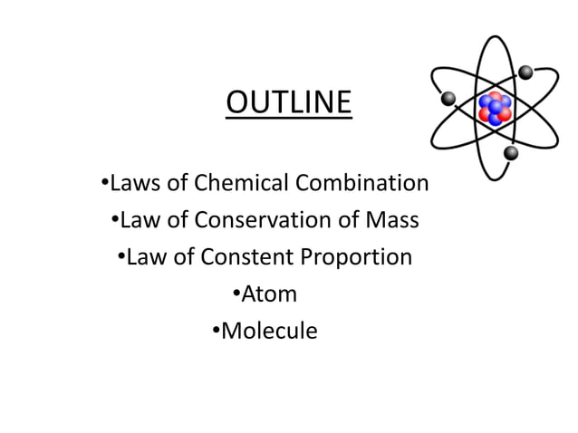 Atoms and molecules | PPTX