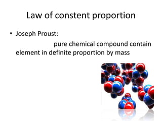 Atoms and molecules | PPTX