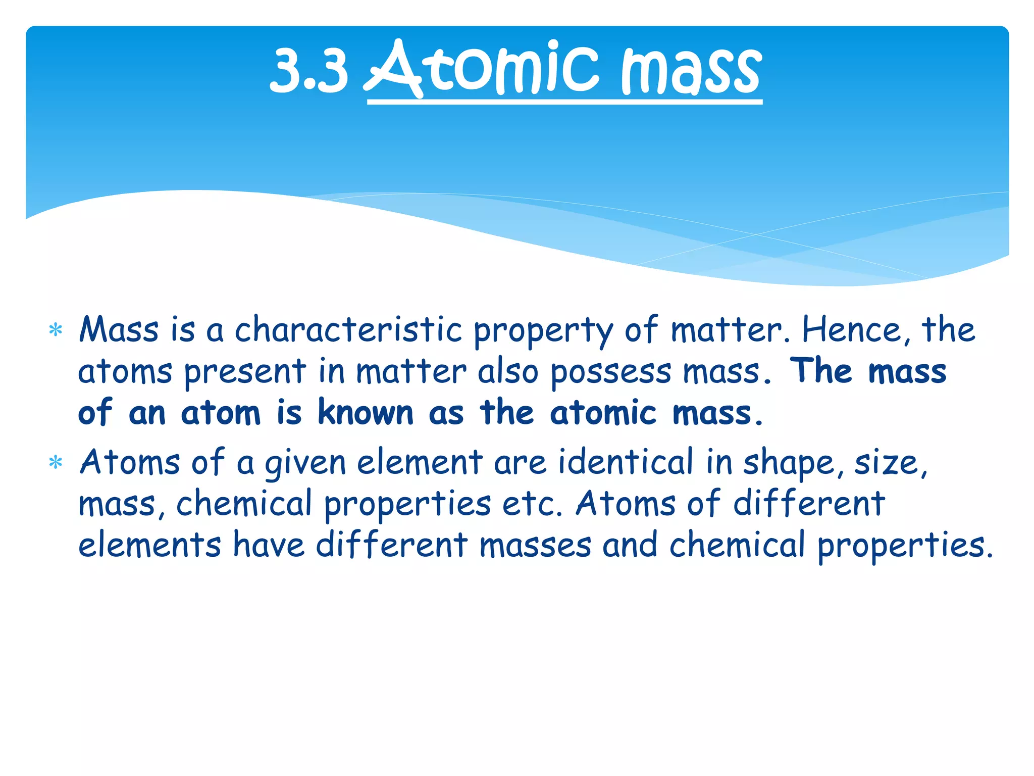 Atoms and molecules | PPSX