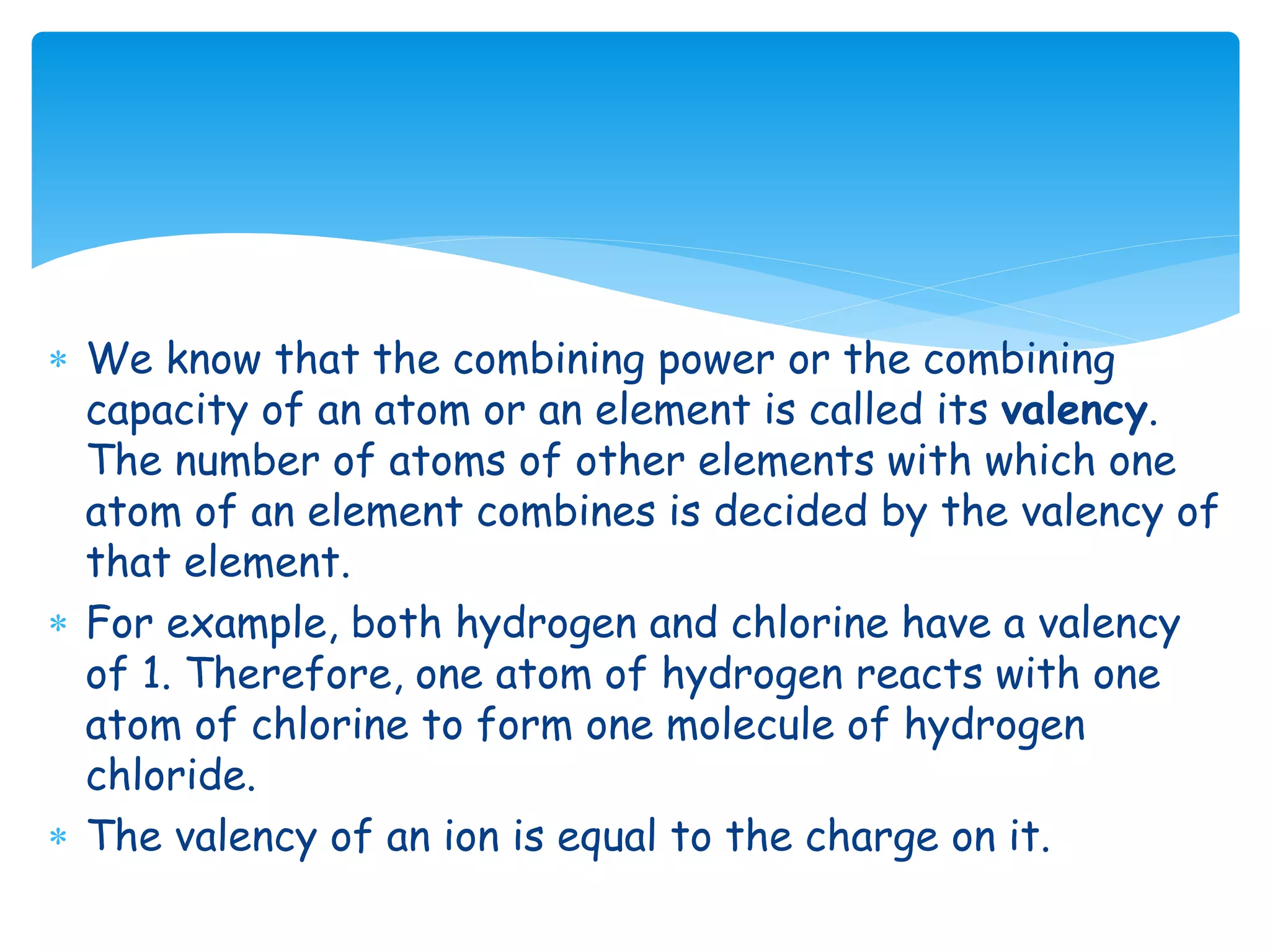Atoms and molecules | PPSX