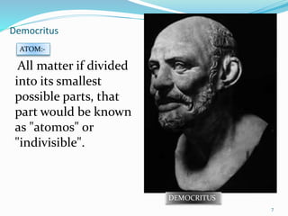 Atoms and molecules | PPTX