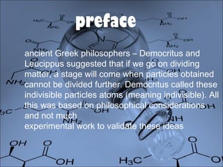 Atoms and molecules | PPT