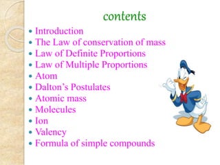 Atoms and molecules | PPTX