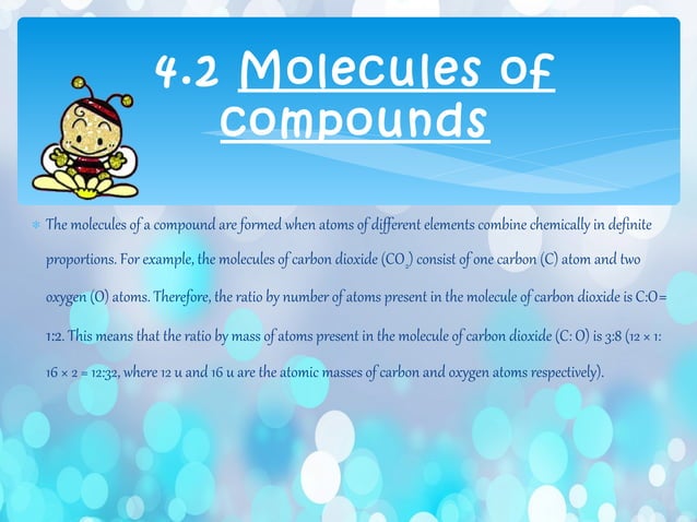 Atoms and molecules | ODP | Chemistry | Science