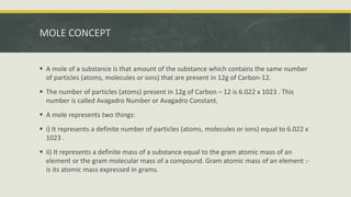 Atoms and molecules | PPTX