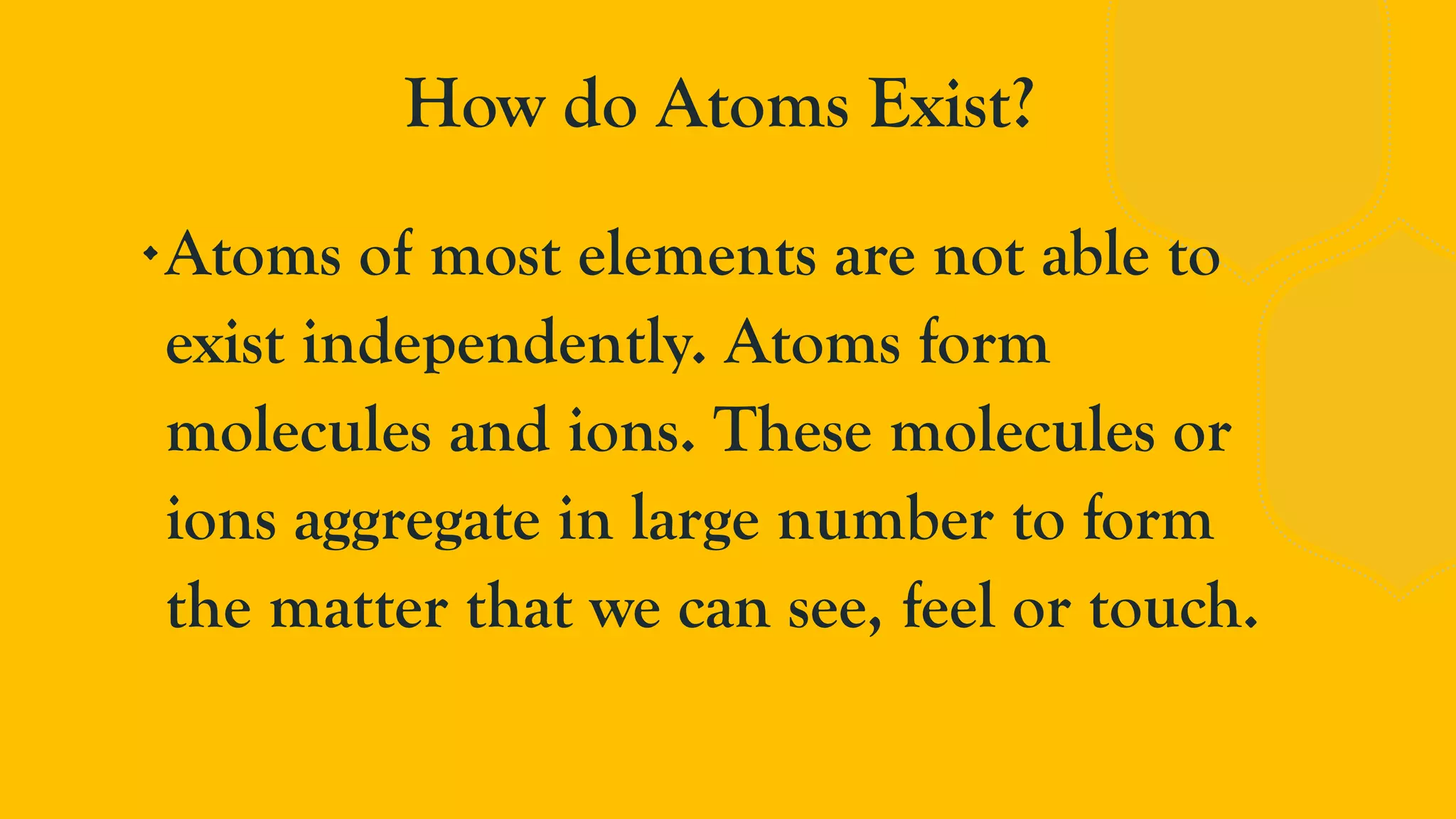 Atoms and molecules class 9 | PDF