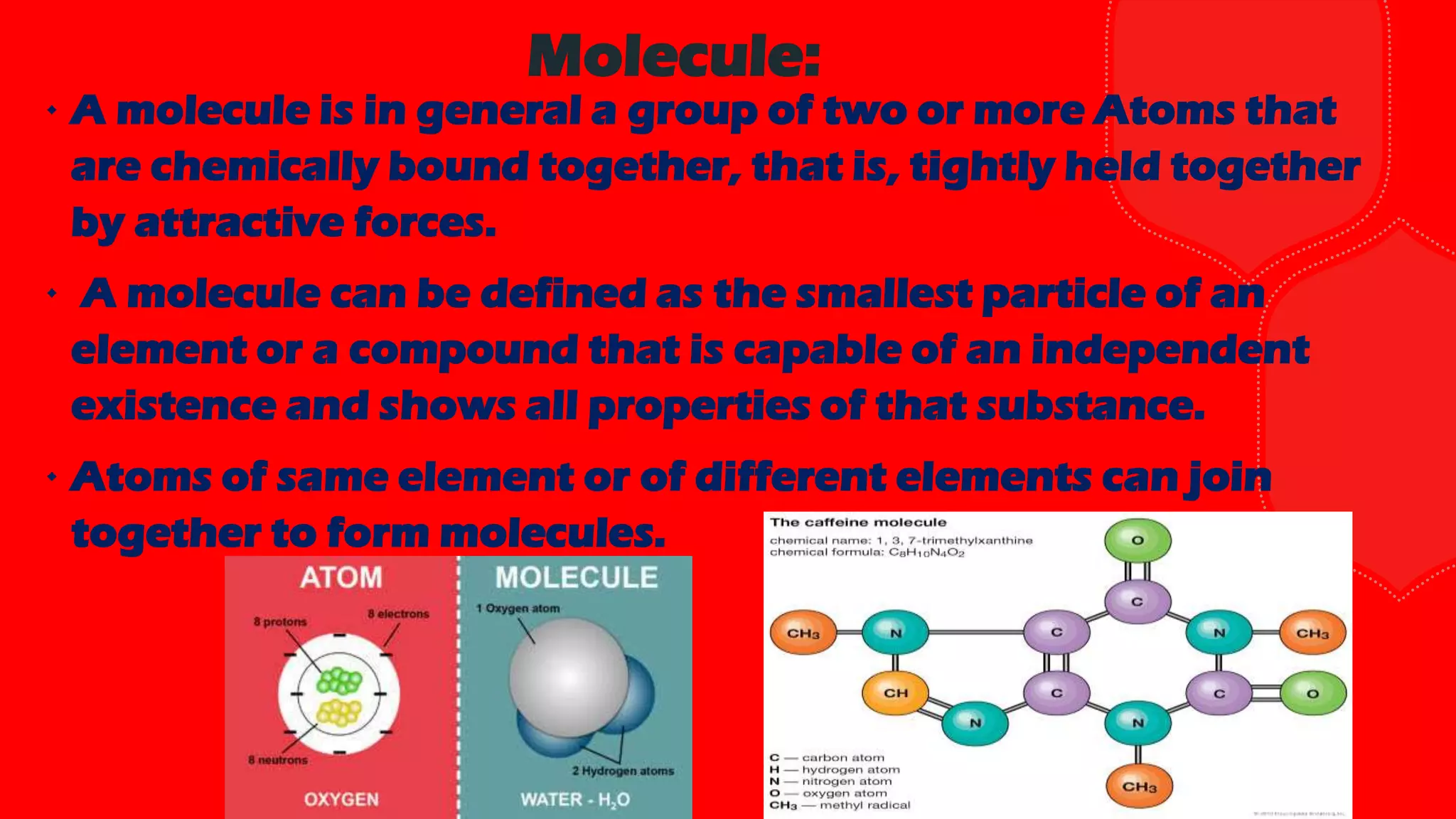 Atoms and molecules class 9 | PDF