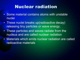 Atoms and radioactivity | PPTX