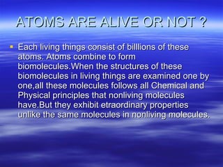Atoms And The Nature | PPT