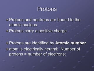 Atoms and the periodic table | PPT