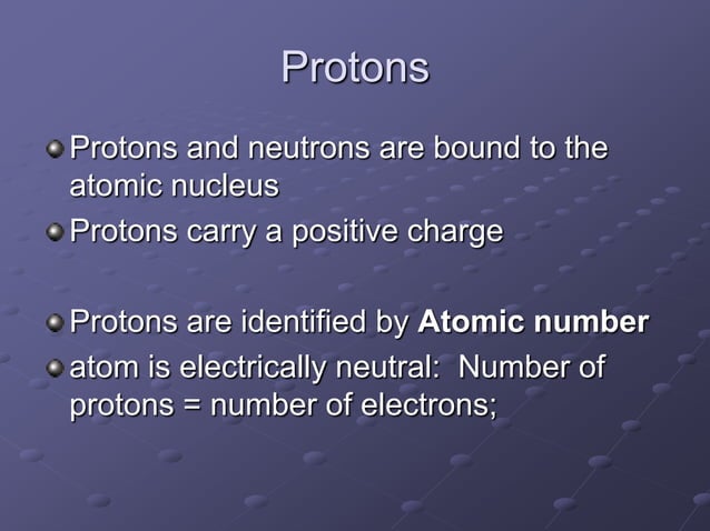 Atoms and the periodic table | PPT