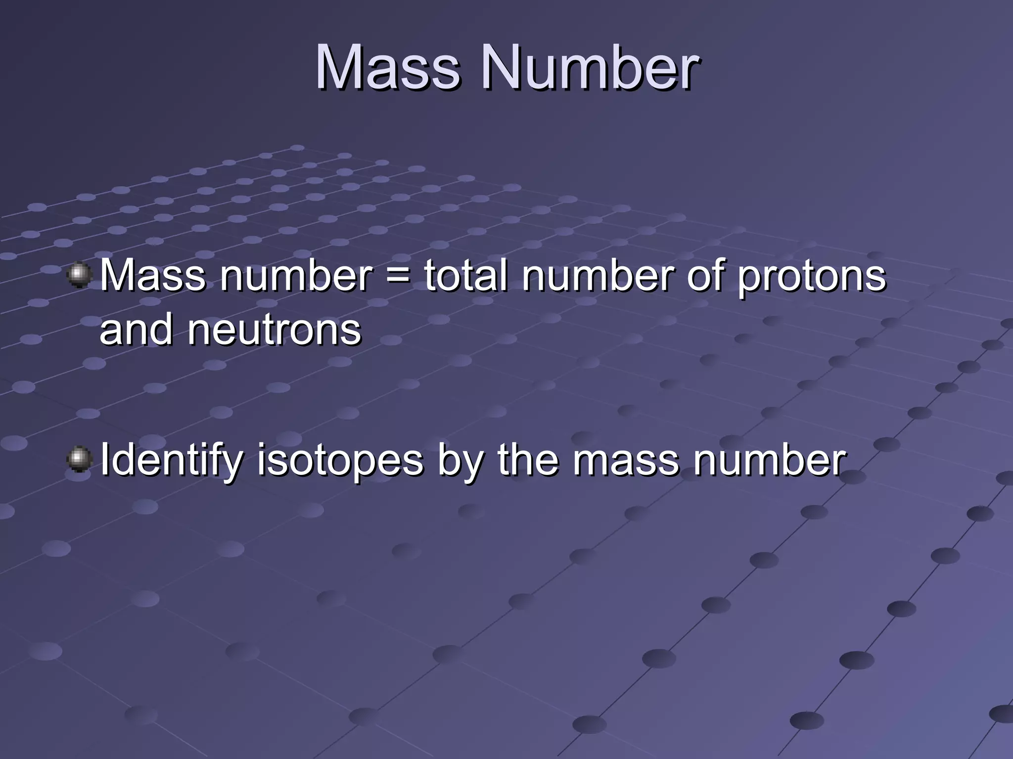 Atoms and the periodic table | PPT