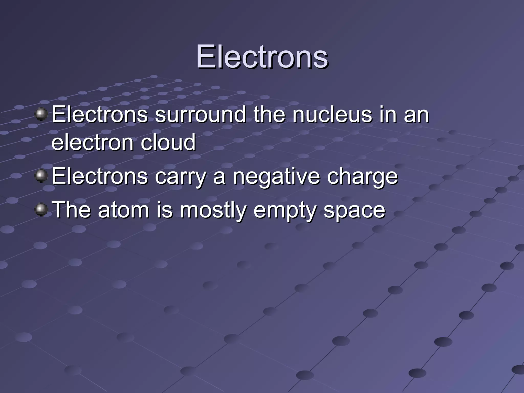 Atoms and the periodic table | PPT