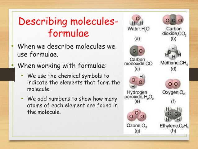 Atoms, elements and compounds | PPT