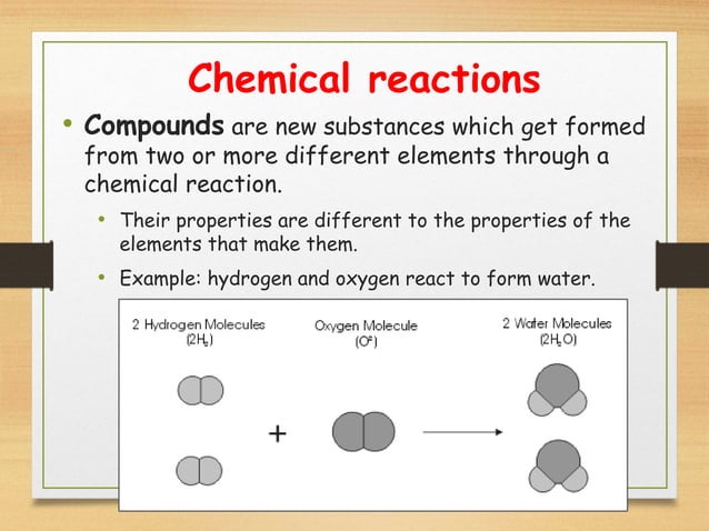 Atoms, elements and compounds | PPT