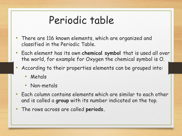 Atoms, elements and compounds | PPT